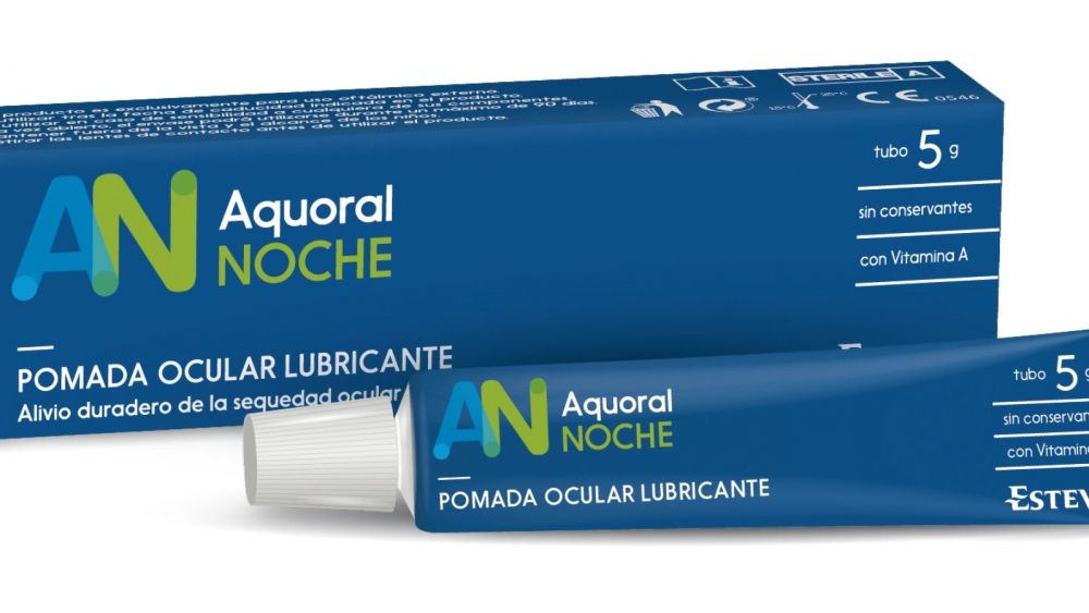 Aquoral Noche®, pomada ocular lubricante con vitamina A