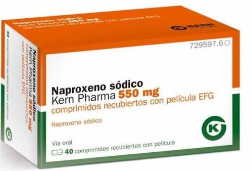 Lanzamiento de Naproxeno Sódico Kern Pharma 550 mg comprimidos ...